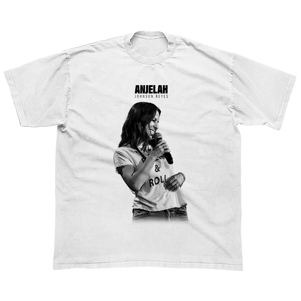 Anjelah Photo Tee - White – Anjelah Johnson-Reyes